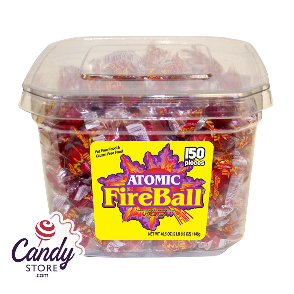 Atomic Fireball Tub - 150ct | CandyStore.com
