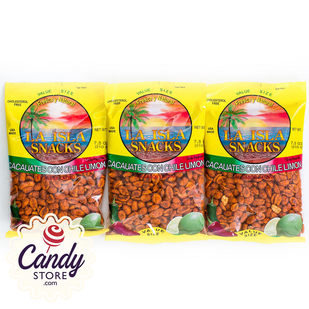 Chili Lemon Peanuts Island Snacks - 6ct | CandyStore.com