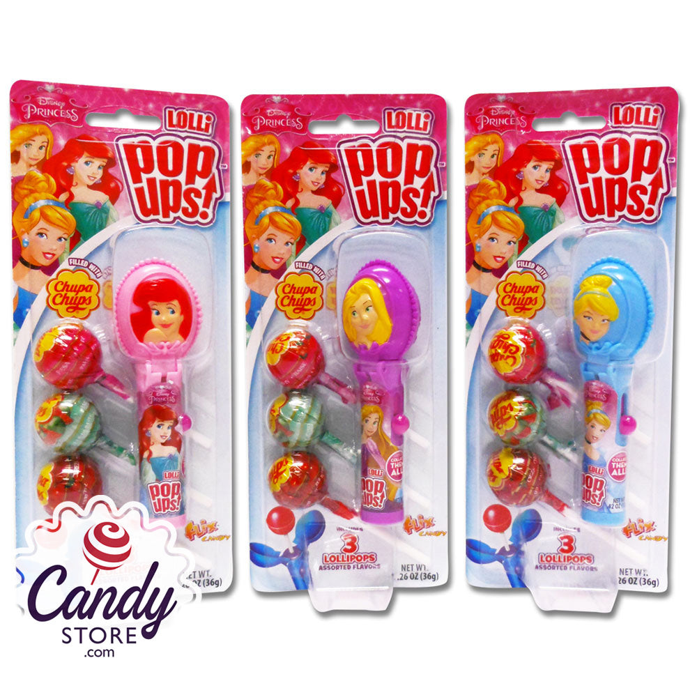 Disney Princess Pop-Ups Lollipops Toys - 6ct | CandyStore