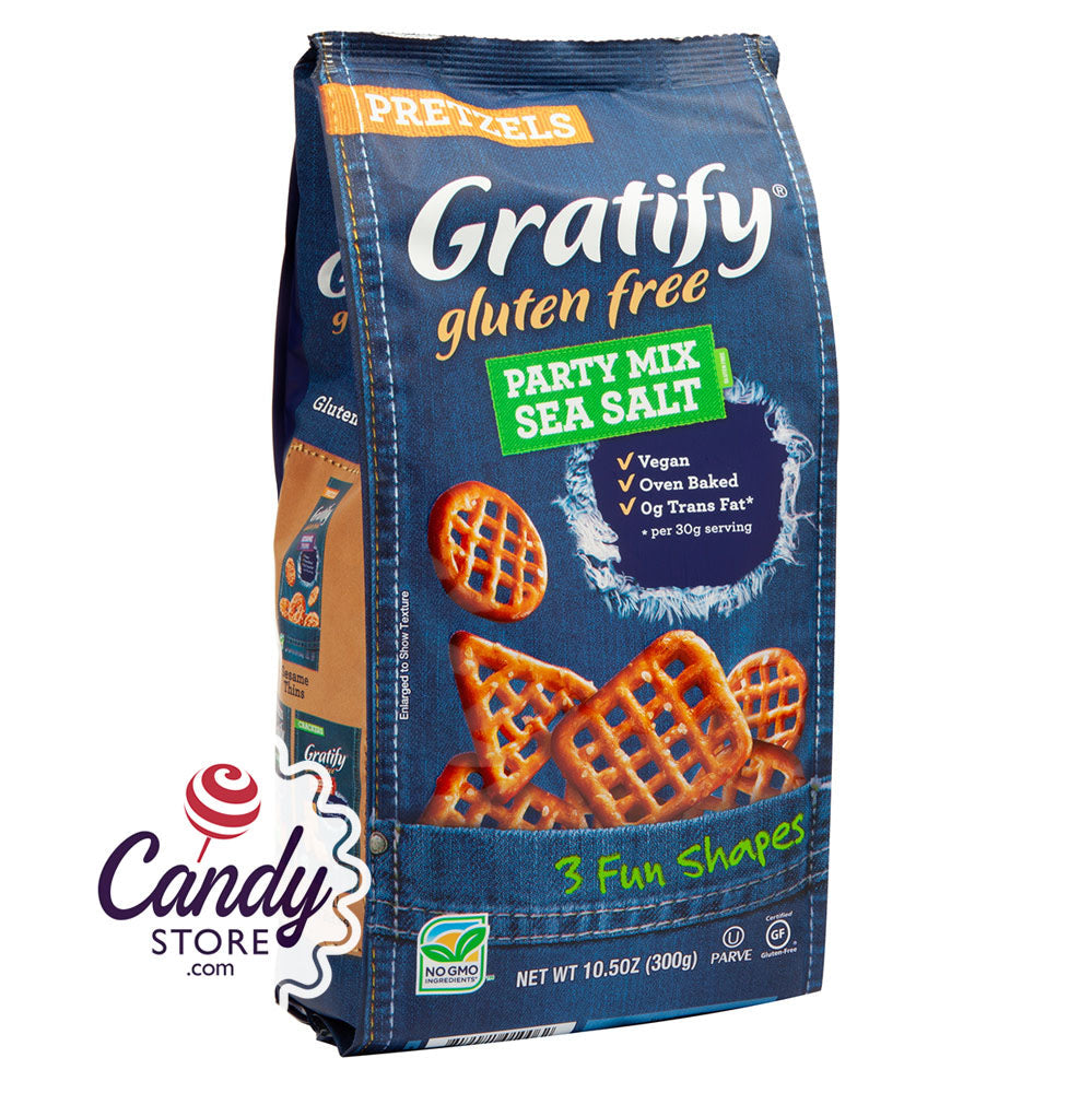 Gratify Gluten Free Pretzel Party Mix 10.5oz - CandyStore.com