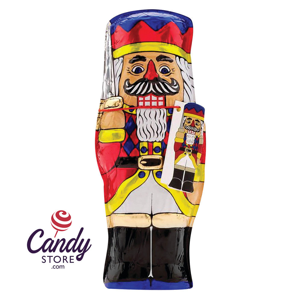 Hollow Milk Chocolate Nutcracker 4.5oz 12ct - CandyStore.com
