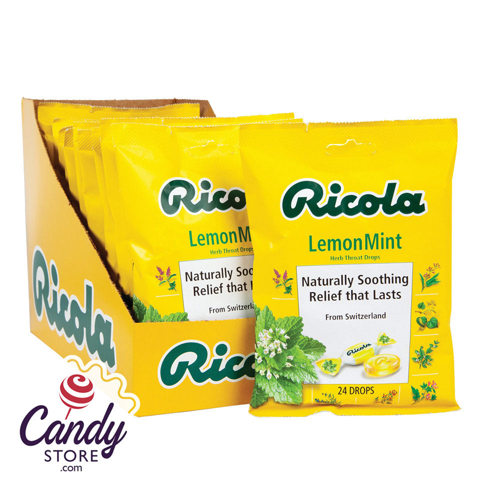Ricola Lemon Mint Bags 12ct - CandyStore.com