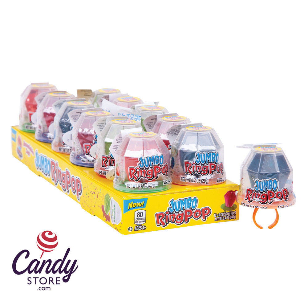 Jumbo Ring Pops Candy 12ct - CandyStore.com