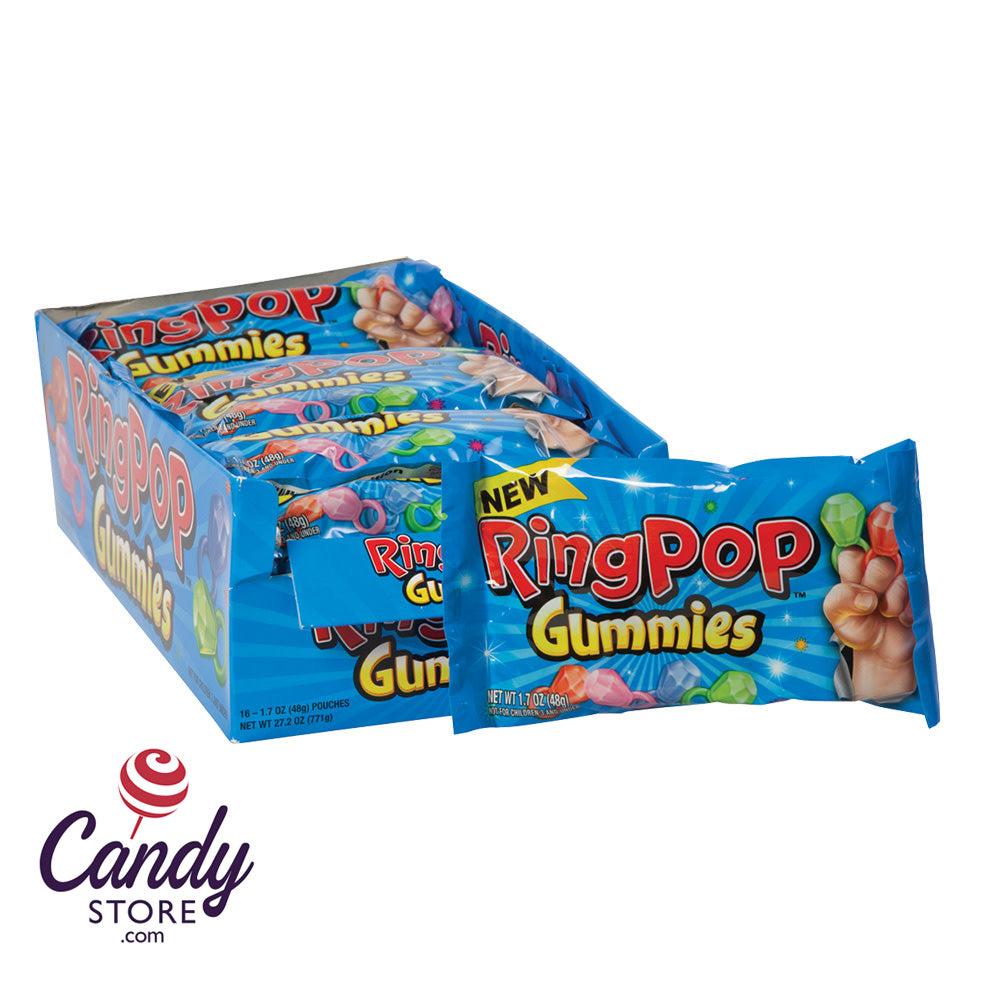 Ring Pop Gummy Rings Candy 16ct - CandyStore.com