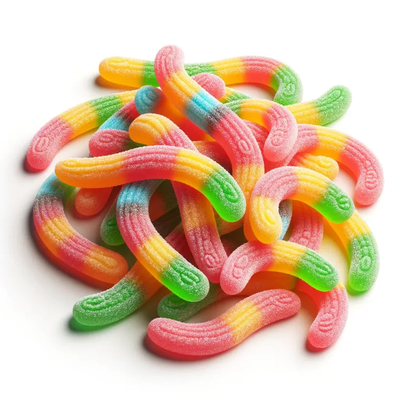 Sour Gummy Worms - CandyStore.com