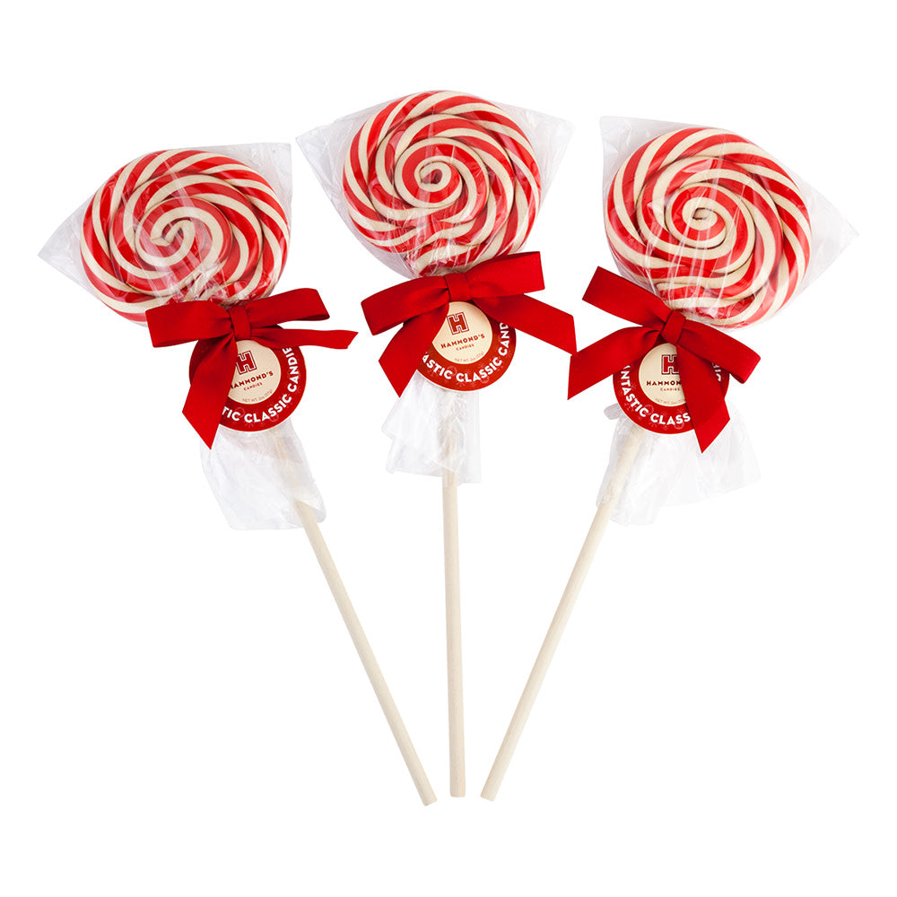 Hammond's Peppermint Lollipops 15ct - CandyStore.com
