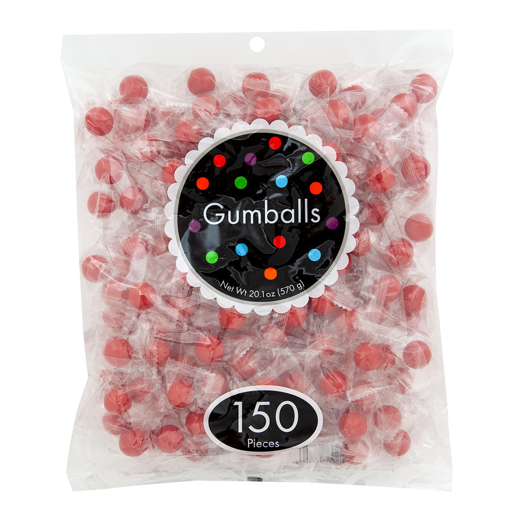 Gumballs Red Cherry Wrapped 150ct Bags - 4ct – CandyStore.com