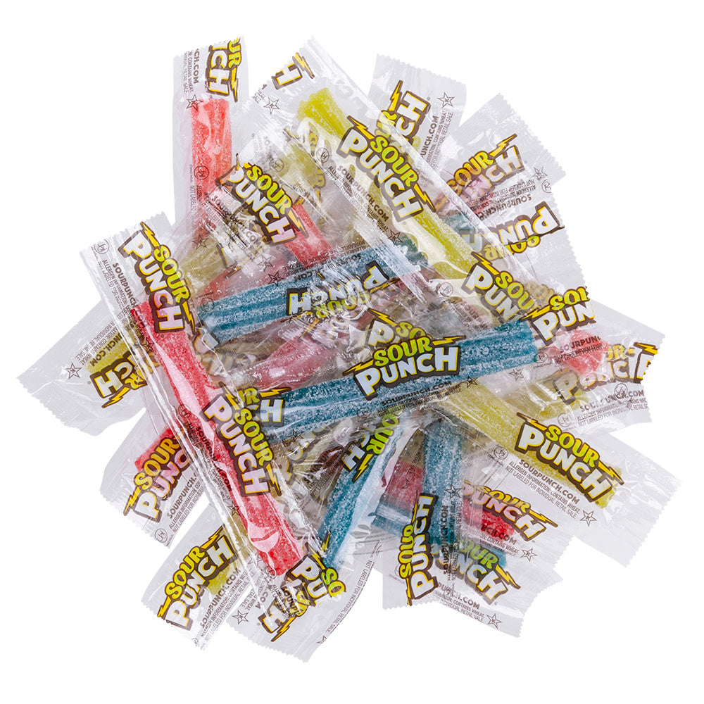 Sour Punch Assorted Twists Wrapped - 12.5lb Bulk – CandyStore.com