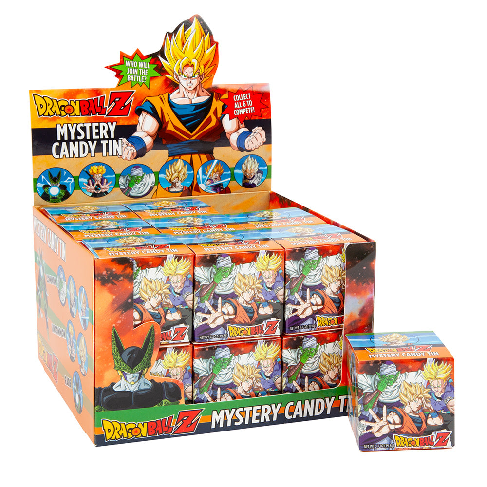 Dragon Ball Z Mystery Candy Tins Blind Boxes - 18ct – CandyStore.com