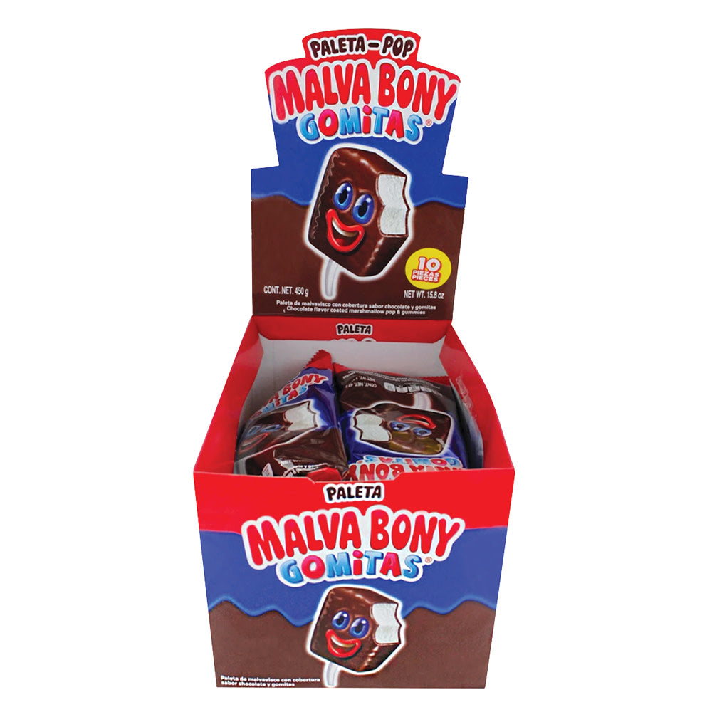 De La Rosa Malva Bony Pops 10ct - CandyStore.com