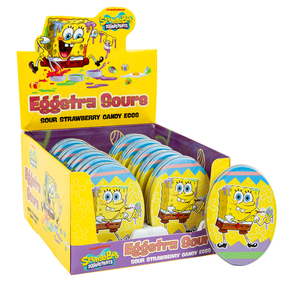 Spongebob Boston America Sour Strawberry - 12ct – CandyStore.com