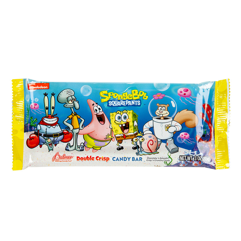 Spongebob Squarepants Double Crisp Candy Bars - 18ct – CandyStore.com
