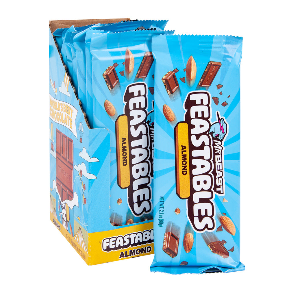 MrBeast Feastables Almond Bars 10ct - CandyStore.com