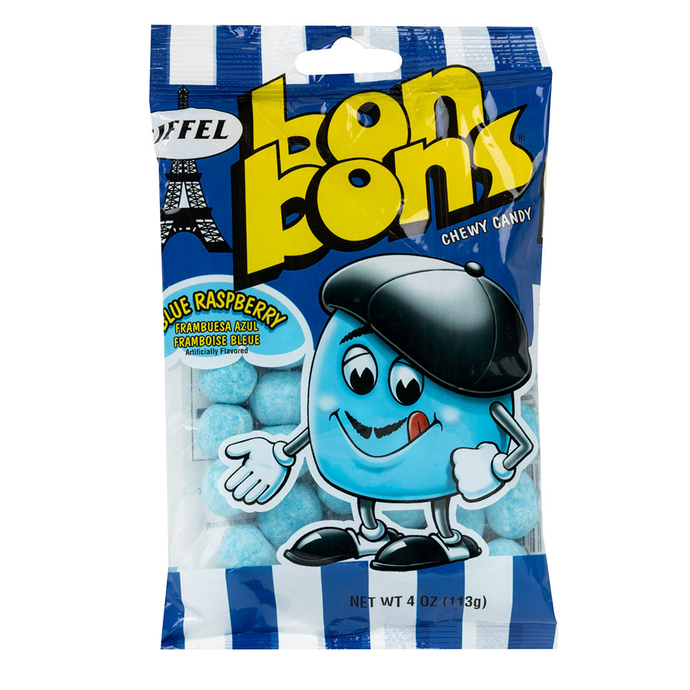 Eiffel Bon Bons Blue Raspberry Chewy Candy - 12ct – CandyStore.com