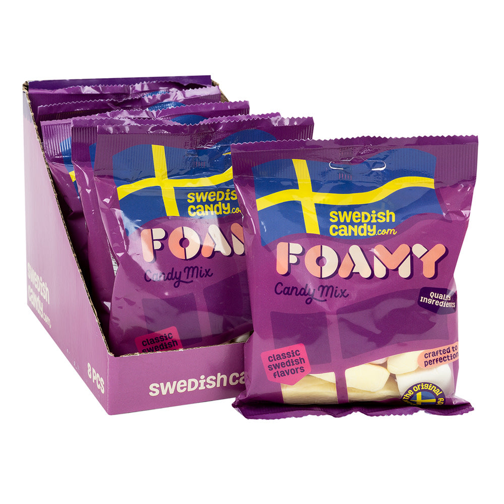 SwedishCandy.com Foamy Candy Mix Peg Bags - 8ct – CandyStore.com