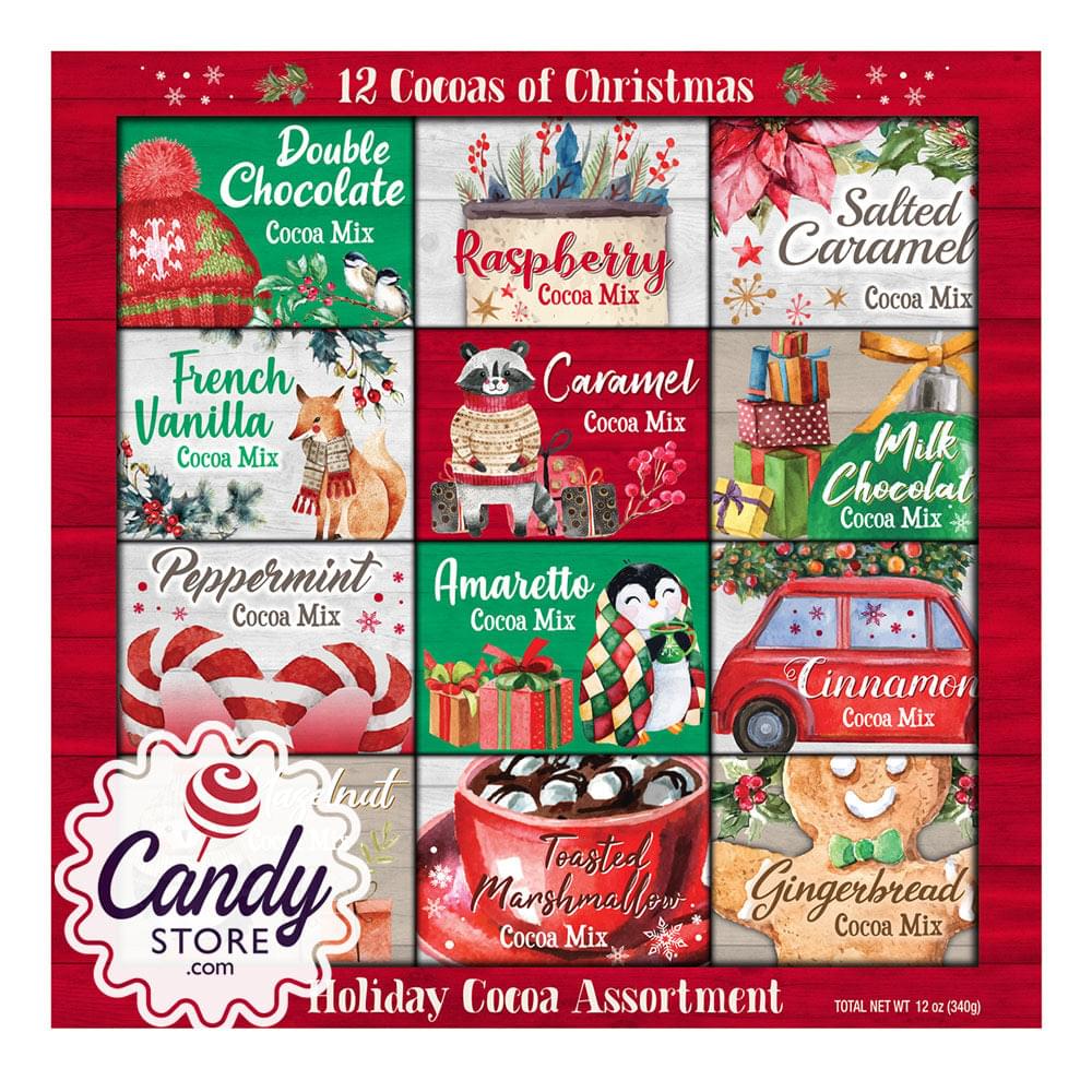 12 Cocoas Of Christmas 25.6oz Gift Pack 8ct - CandyStore.com