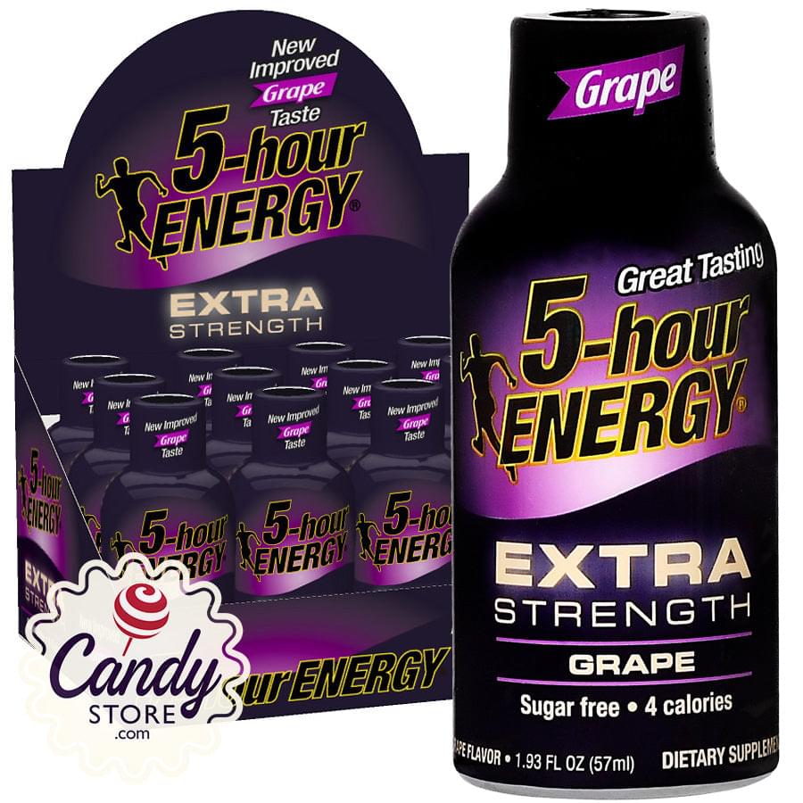 5-Hour Energy Extra Strength Grape - 12ct | CandyStore.com