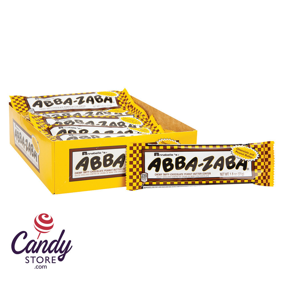 Abba Zaba Peanut Butter Bars Annabelle 24ct - CandyStore.com
