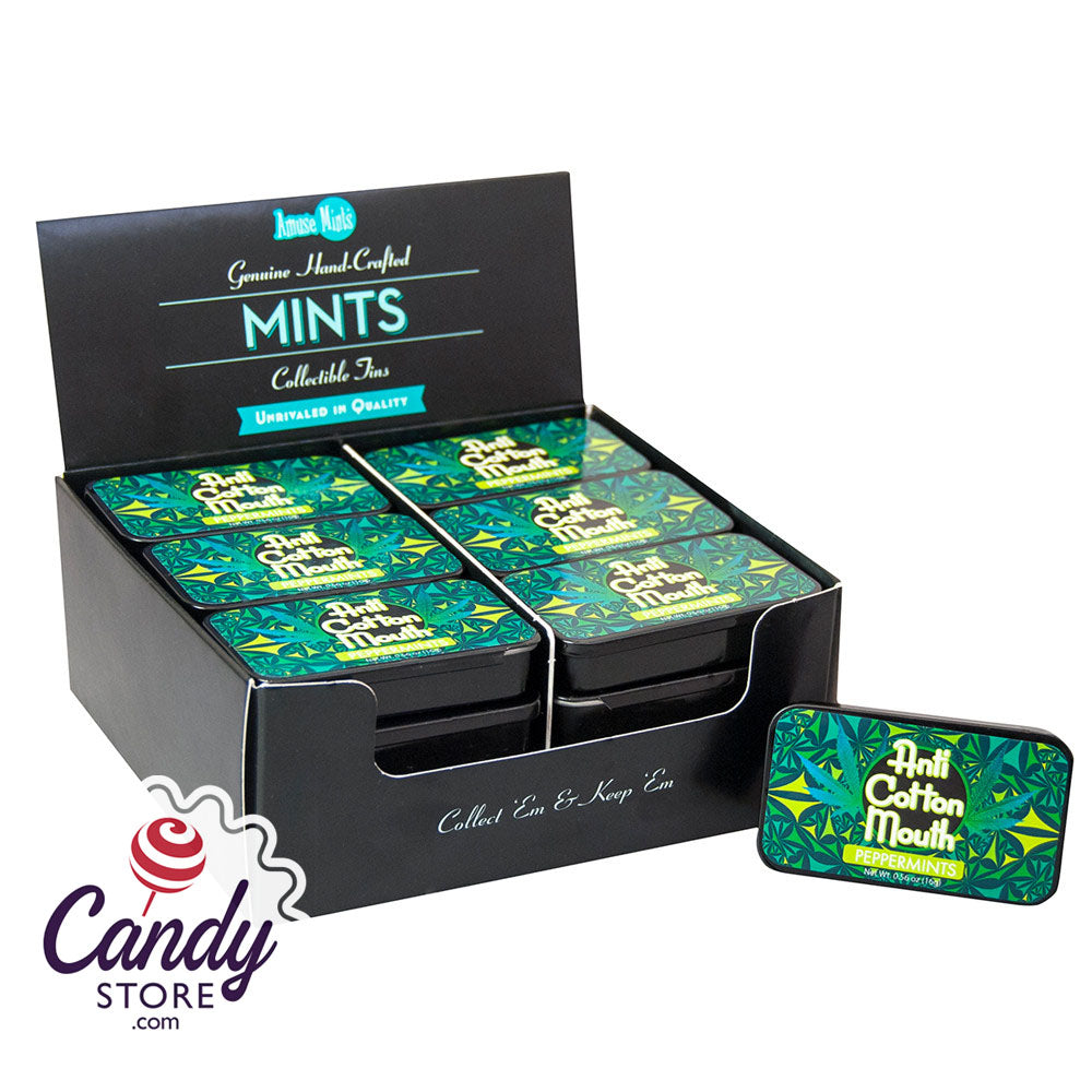 After Cotton Mouth Peppermint Mints .56oz Tins - 24ct – CandyStore.com