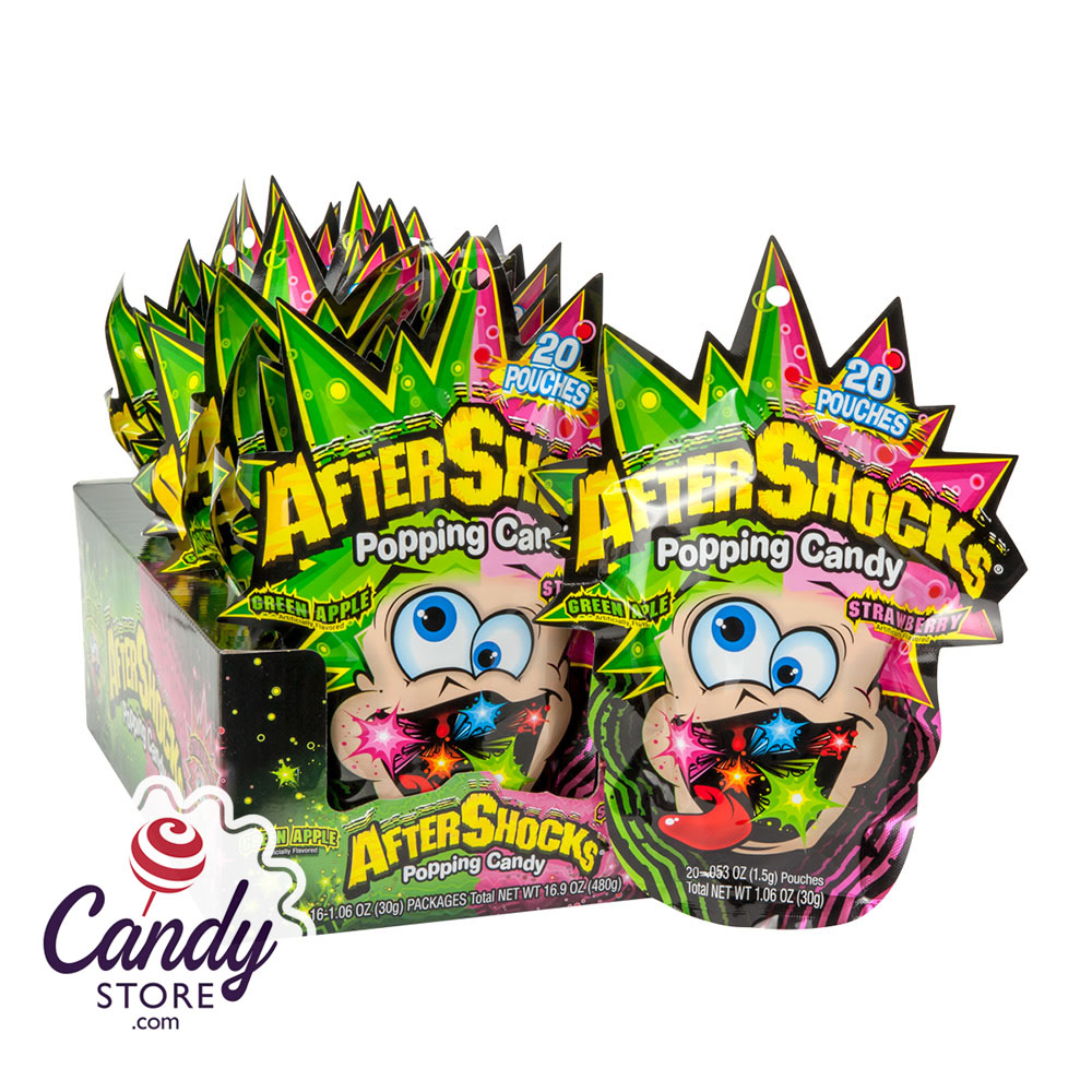 Aftershocks Popping Candy 1.06oz - 16ct | CandyStore.com