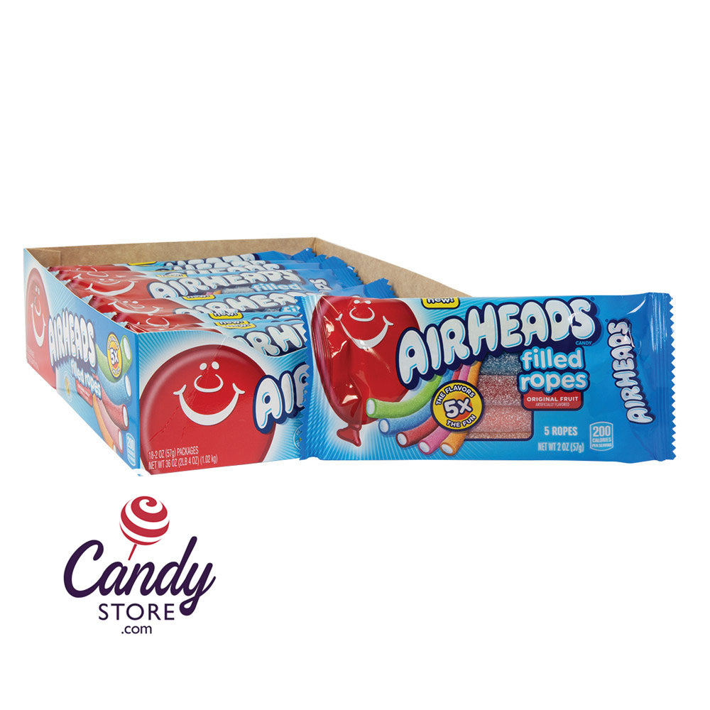 Airheads Filled 2oz Ropes 12ct - CandyStore.com