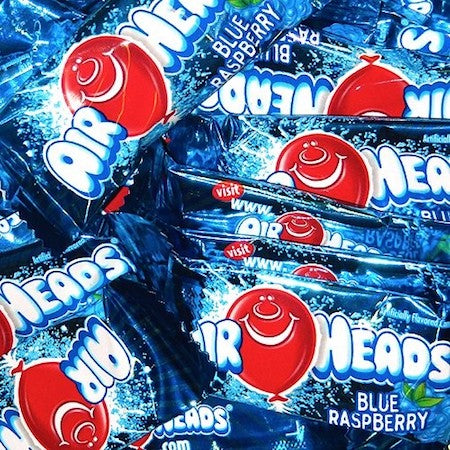 Airheads Mini Candy Bars Blue Raspberry - 5lb | CandyStore