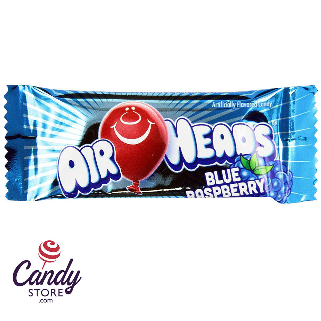 Airheads Mini Candy Bars Blue Raspberry - 5lb | CandyStore