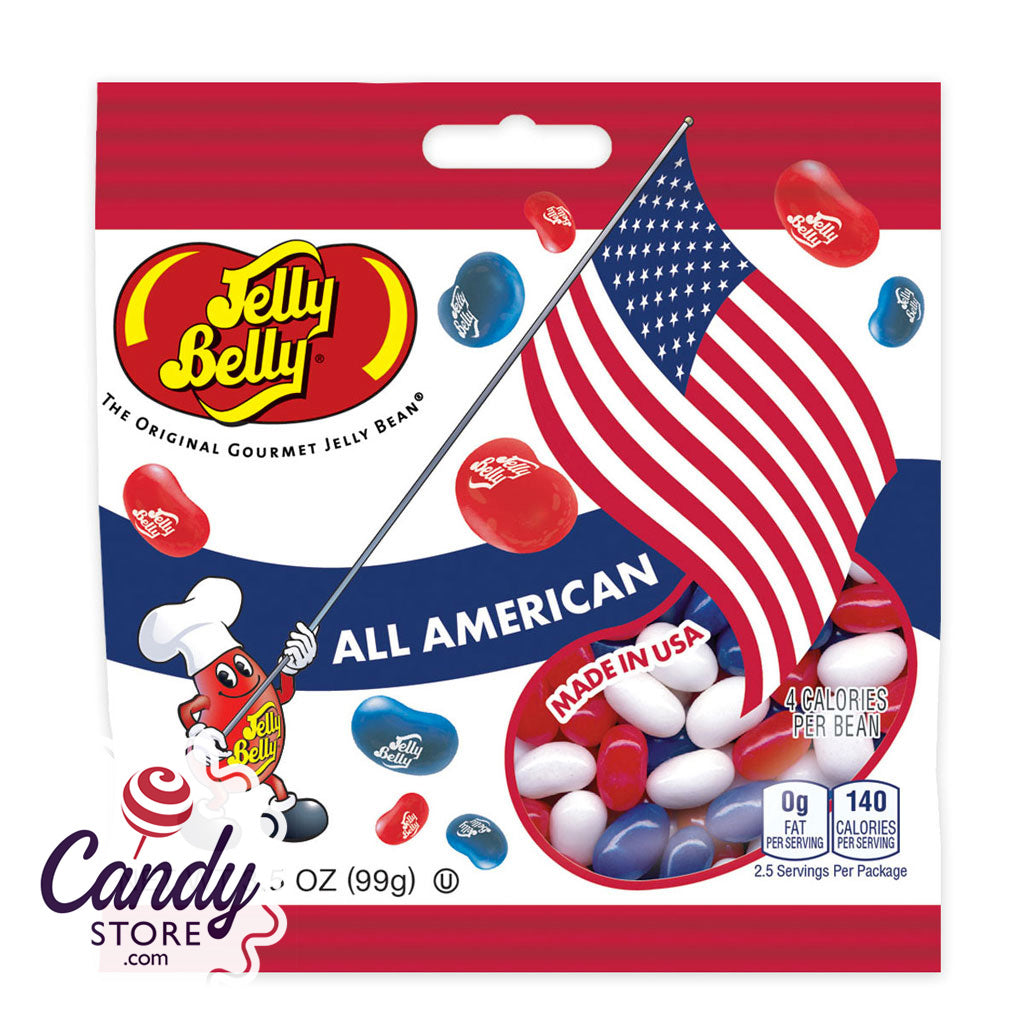 All American Jelly Belly Jelly Beans 3.5oz Bags - 12ct – CandyStore.com