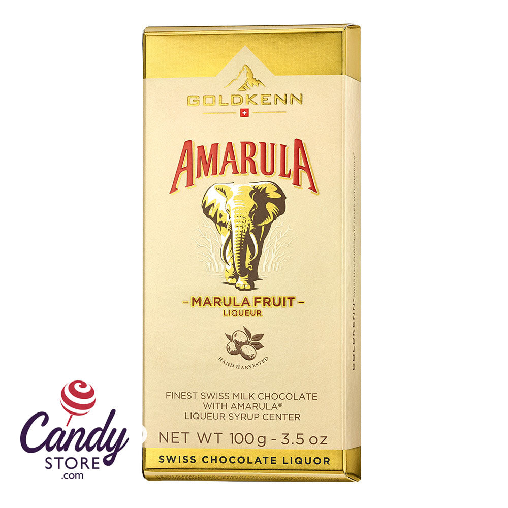 Amarula Swiss Milk Choc Bar Goldkenn 10ct w Liqueur Syrup - CandyStore.com