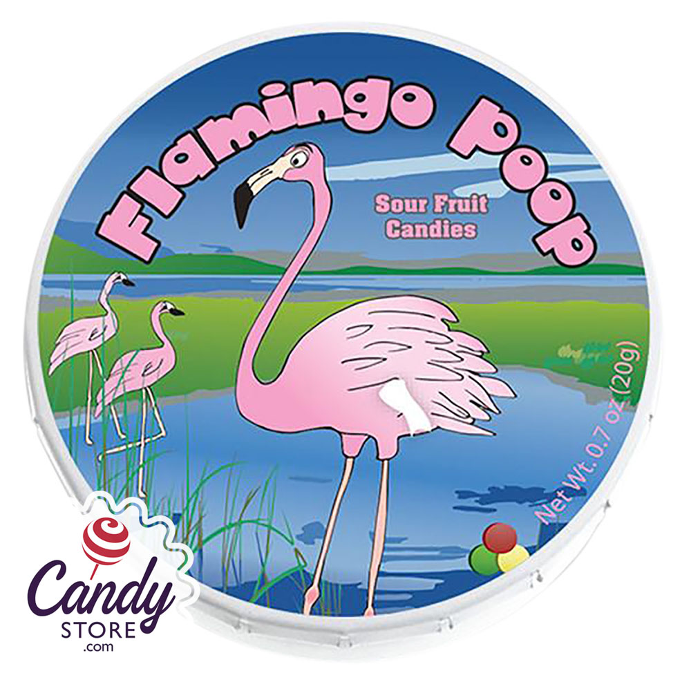 Amusemints Flamingo Poop Sour Fruit Candy - 24ct – CandyStore.com