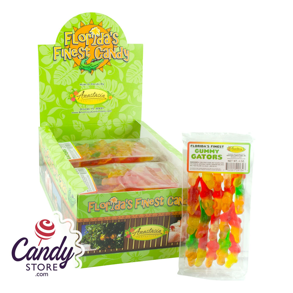 Anastasia Gummy Gators 4oz - 15ct | CandyStore.com