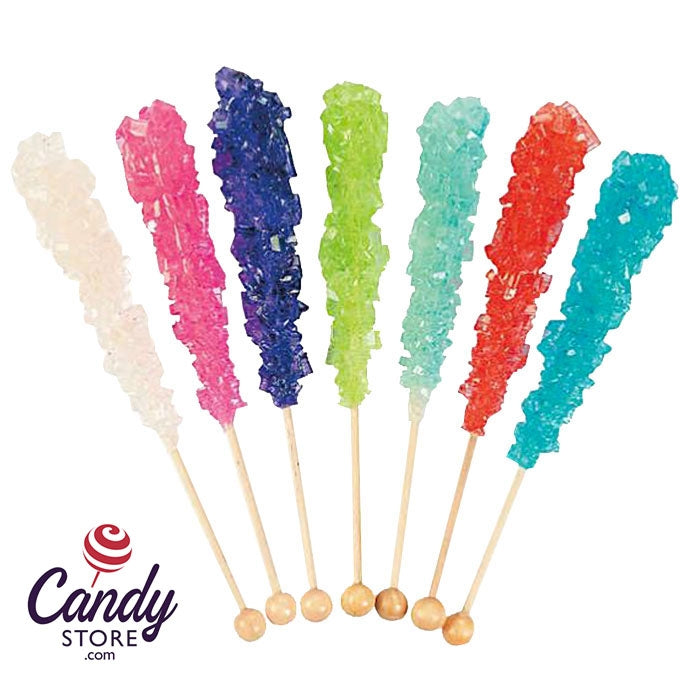 Assorted Rock Candy Crystal Sticks - 36ct | CandyStore.com