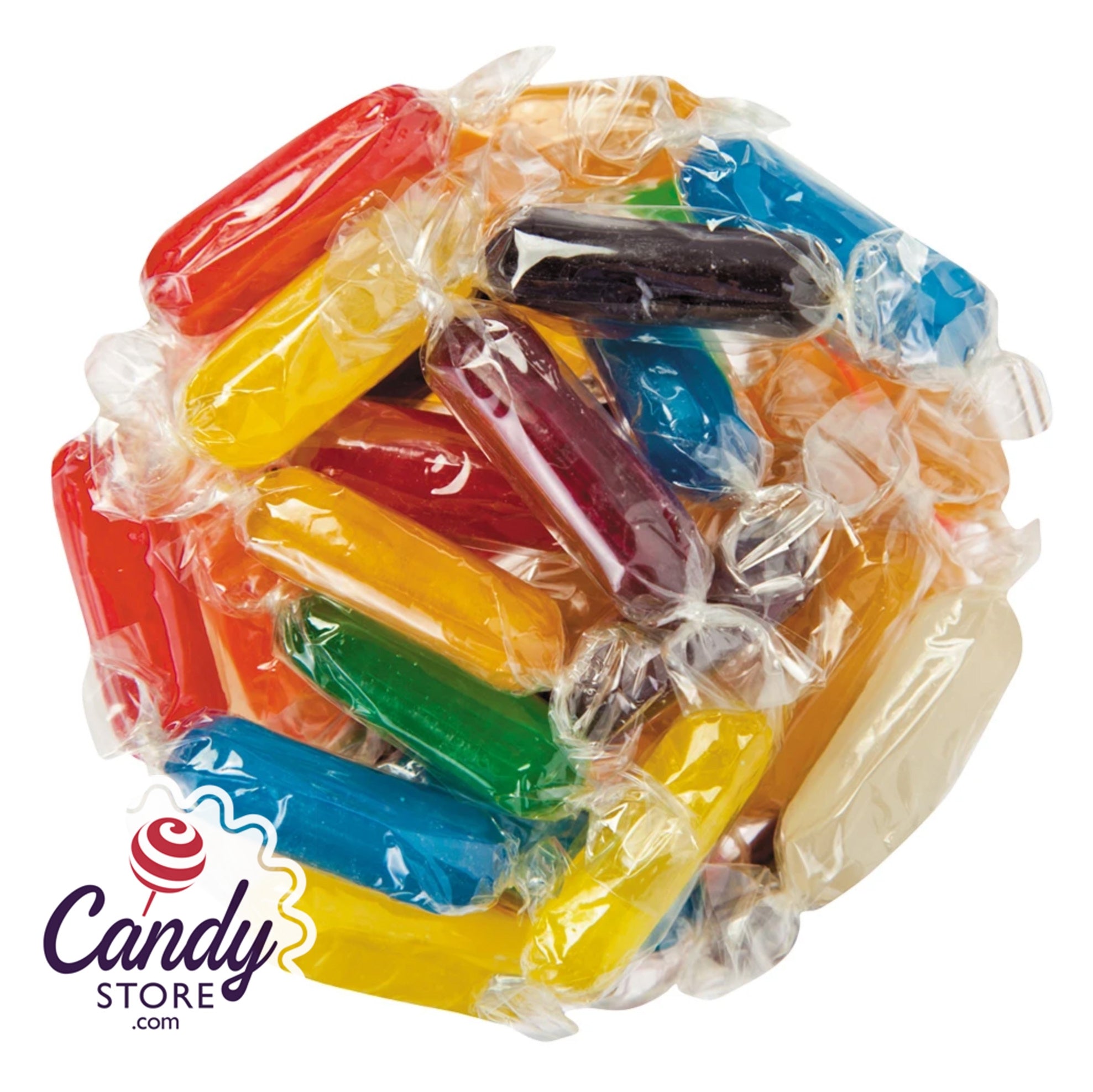 Assorted Rods Hard Candy - 14.5lb Bulk | CandyStore.com
