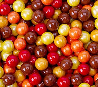 Autmn Sixlets - 10lb Bulk | CandyStore.com