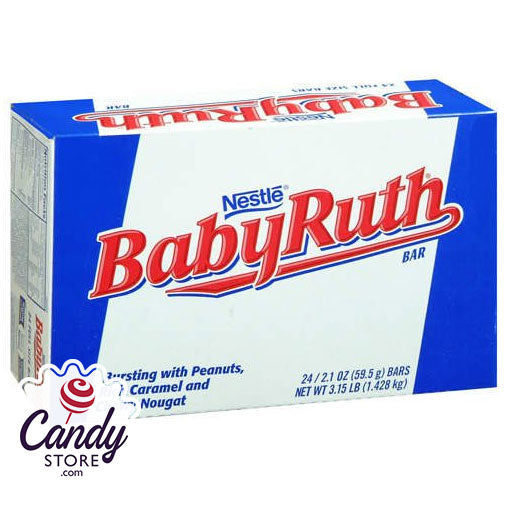 Baby Ruth Bars - 24ct | CandyStore.com