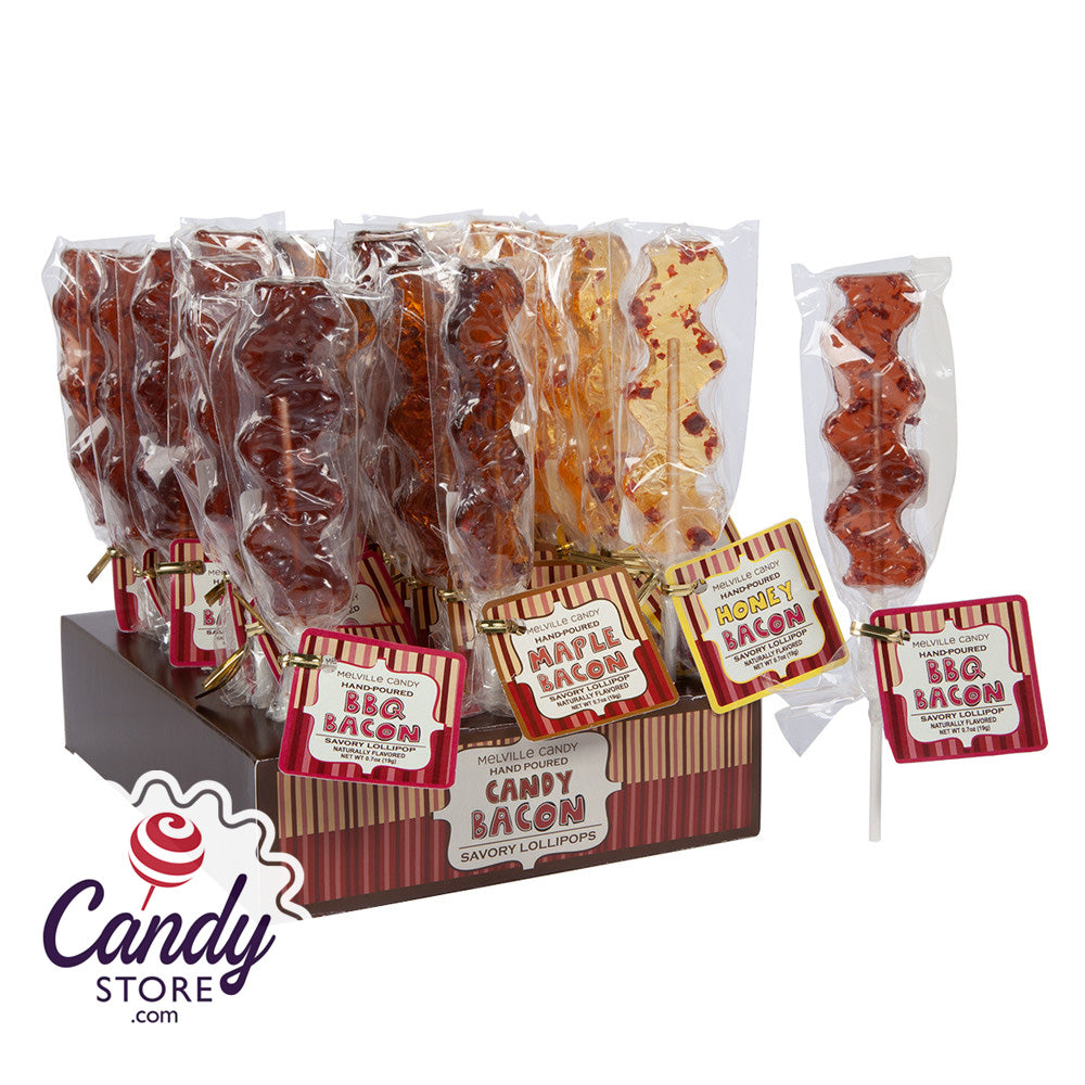 Bacon Lollipops 24ct - CandyStore.com