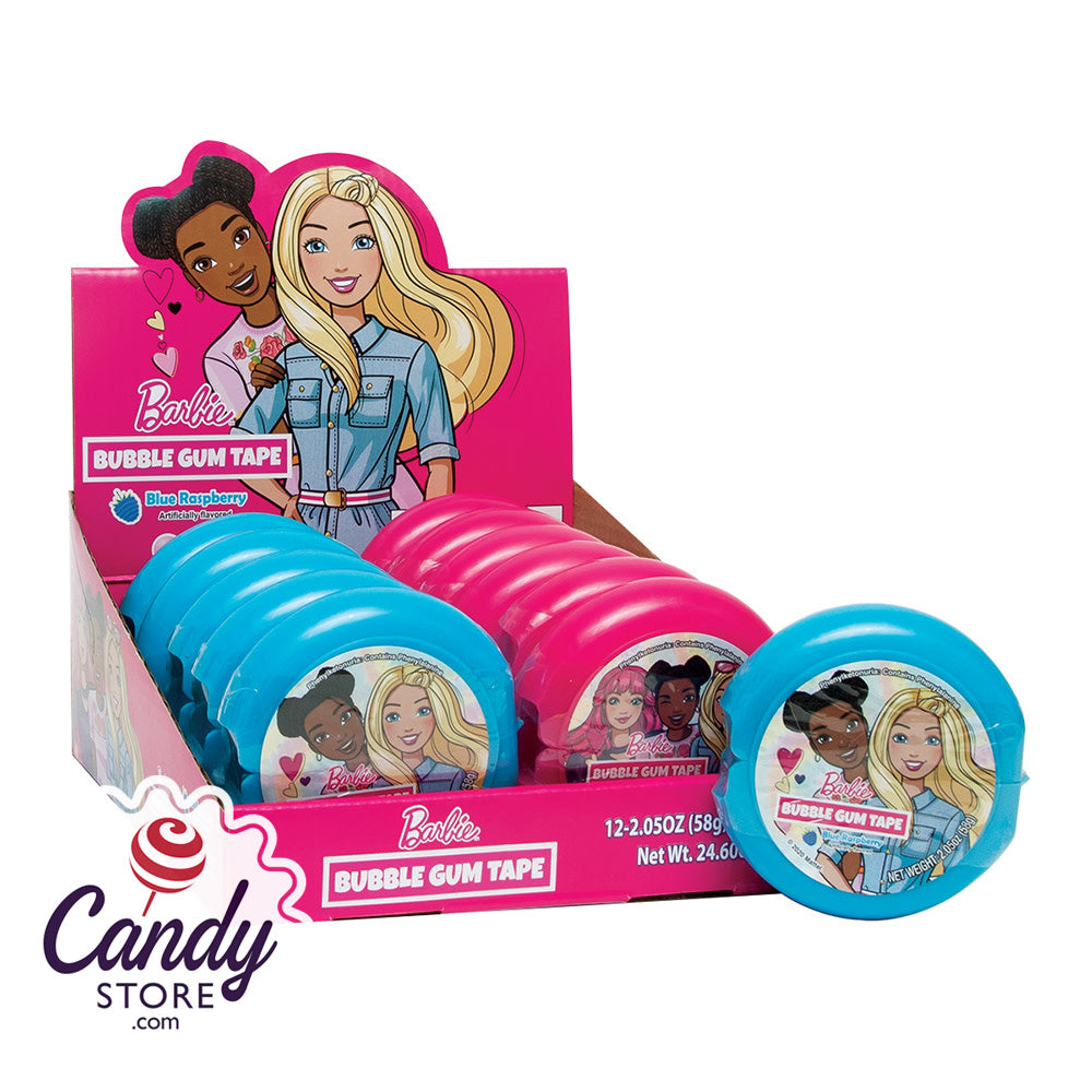 Barbie Bubble Gum Tape 12ct - CandyStore.com