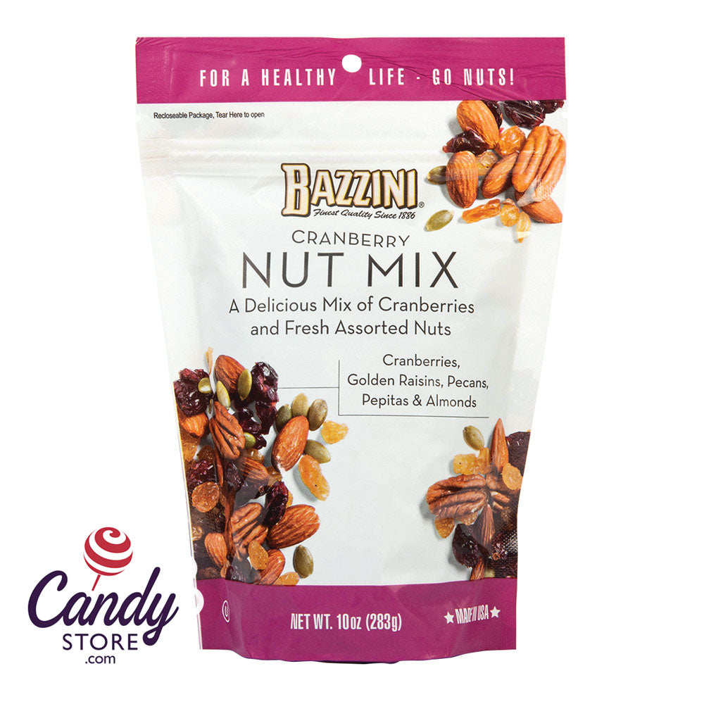 Bazzini Cranberry Nut Mix 10oz 8ct - CandyStore.com