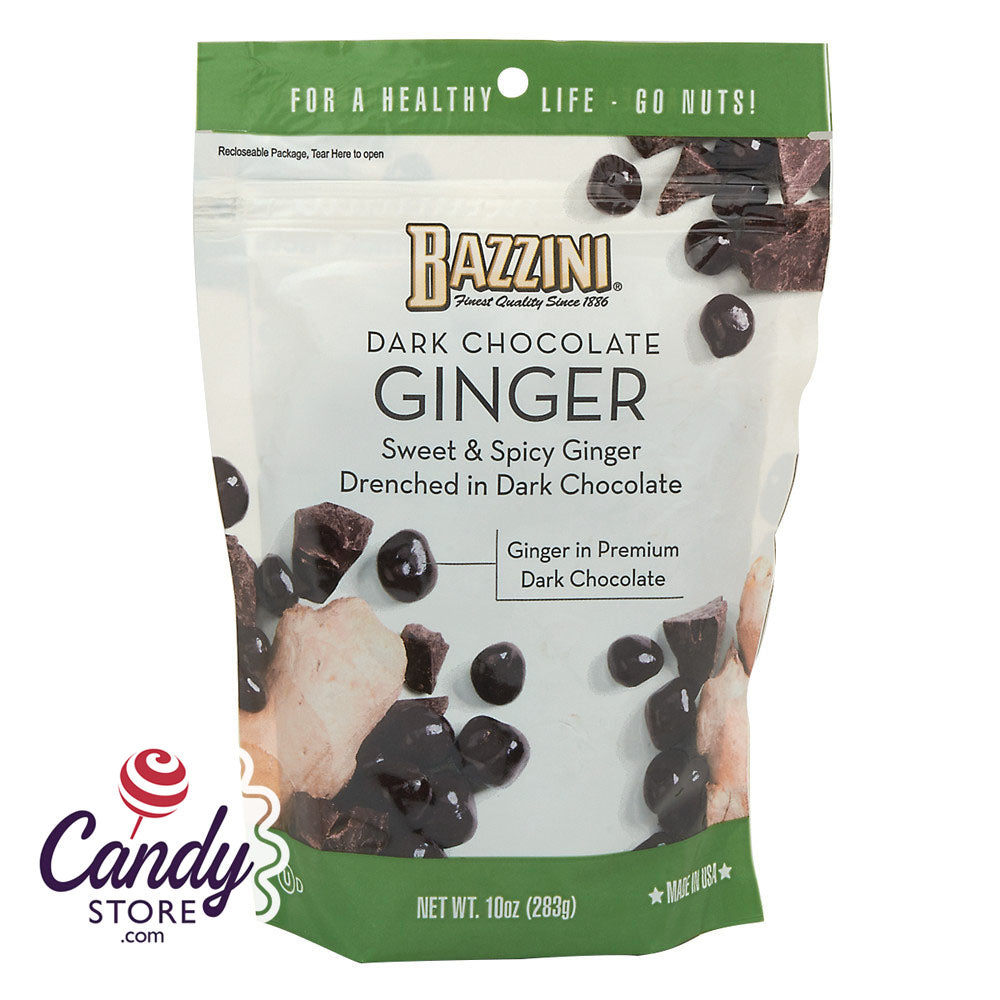Bazzini Dark Chocolate Ginger 10oz Pouch 8ct - CandyStore.com