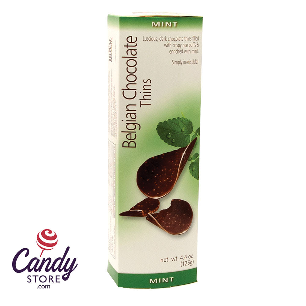 Belgian Chocolate Thins Mint 4.4oz - 12ct | CandyStore.com