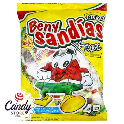 Beny Paleta Sandias Extreme w/ Chili - 40ct | CandyStore.com