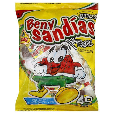 Beny Paleta Sandias Extreme w/ Chili - 40ct | CandyStore.com