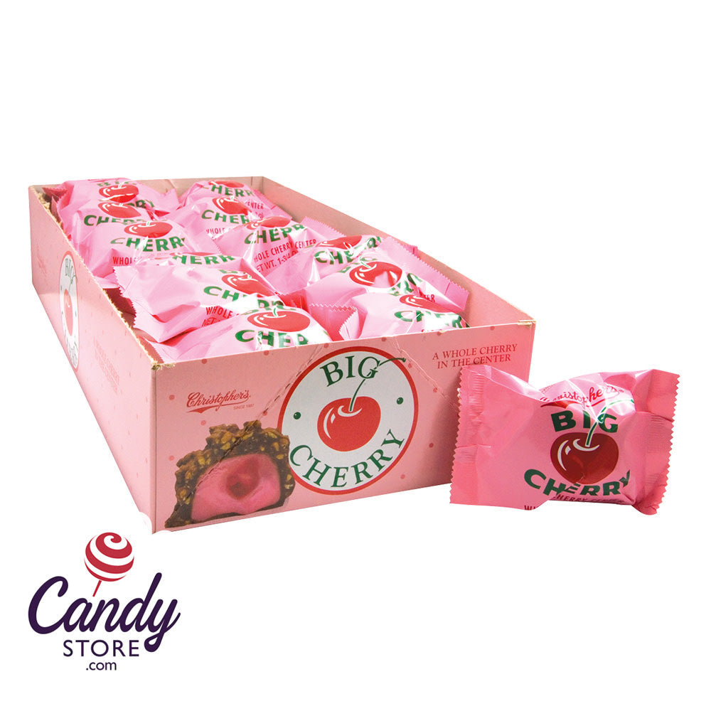 Big Cherry Candy Bars 24ct - CandyStore.com