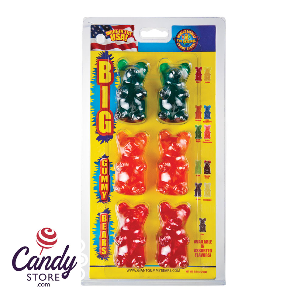 Big Gummy Bears 12ct - CandyStore.com