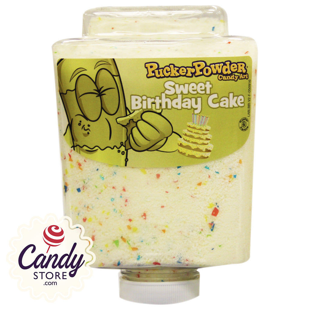Birthday Cake Pucker Powder Candy Art - 9oz Bottle – CandyStore.com