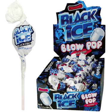 Black Ice Blow Pops - 48ct | CandyStore.com