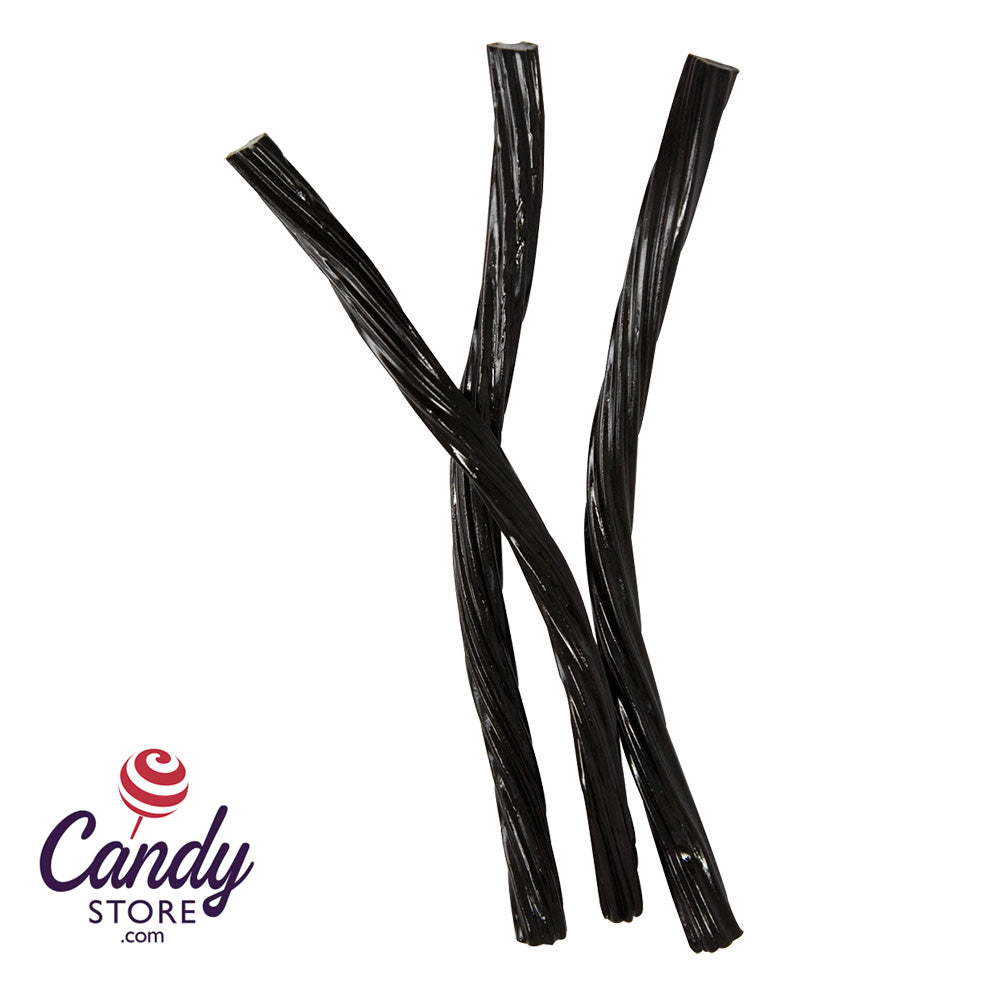 Black Licorice Twists Kenny's 12lb - CandyStore.com