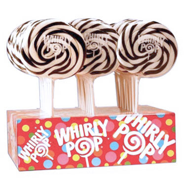 Black Whirly Pops - 24ct Displays | CandyStore.com