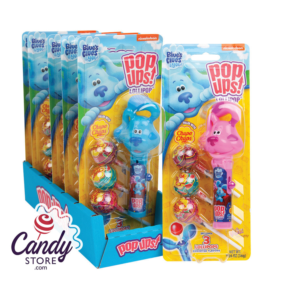 Blue Clues Pop-Ups Lollipop Protector Dispenser 6ct - CandyStore.com