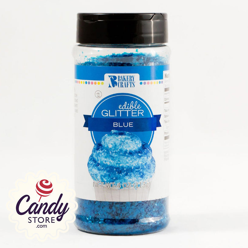 Blue Edible Glitter - 4oz | CandyStore.com